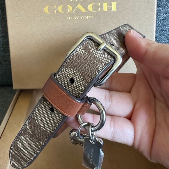 Coach | Dog | Nwt Ch46 Coach Boxed Small Pet Collar In Signature Canvas ...